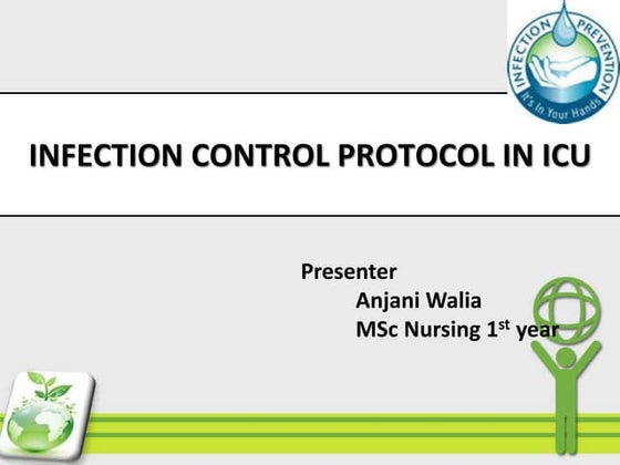 Infection control protocols in intensive care units | PPT