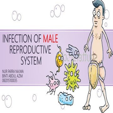 Infection of male reproductive system | PPTX