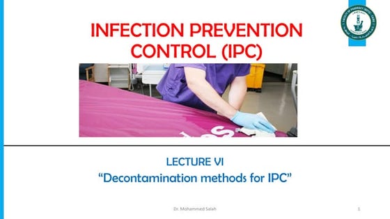 proper dilution and use of hospital disinfectants | PPTX