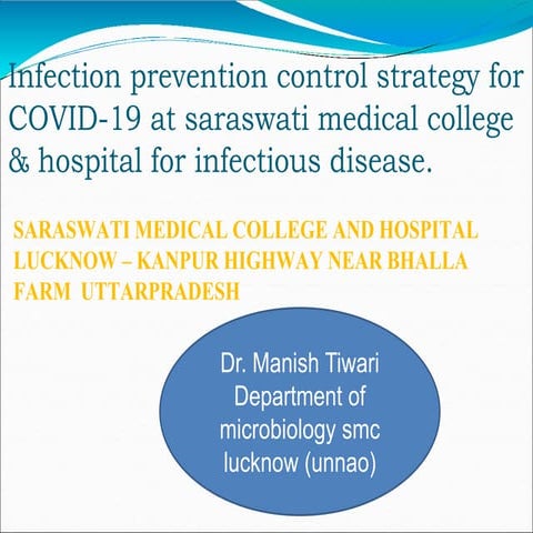 Infection prevention control strategy for covid 19 | PPTX