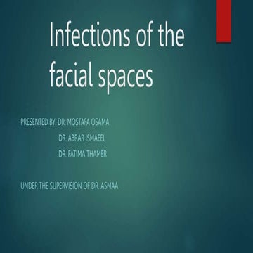 Infections of the facial spaces.pptx