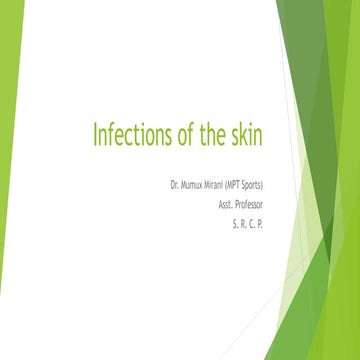 Infections of the skin by Dr. Mumux | PPT