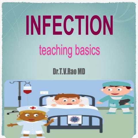 Teaching infection toStudetns by Dr.T.V.Rao MD | PPTX