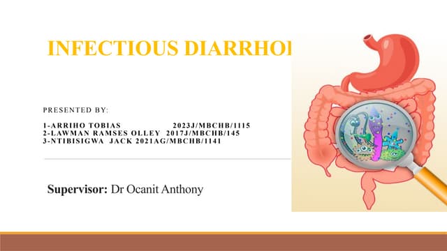 Pathophysiology of diarrhea | PPT