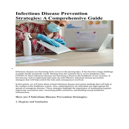 Top 5 Infectious Disease Prevention Strategies For Health | The ...