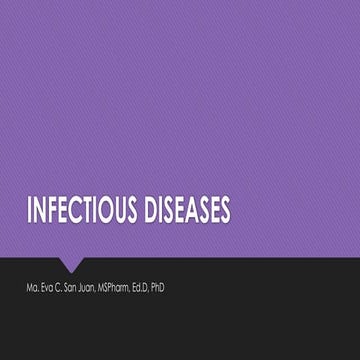 INFECTIOUS DISEASES powerpoint by doc eva | PPTX