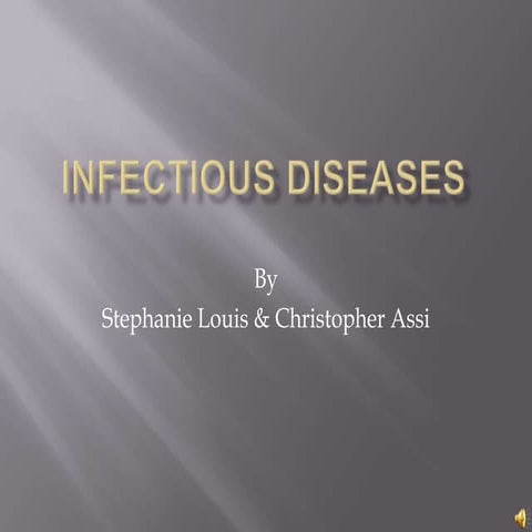 Infectious Disease | PPSX