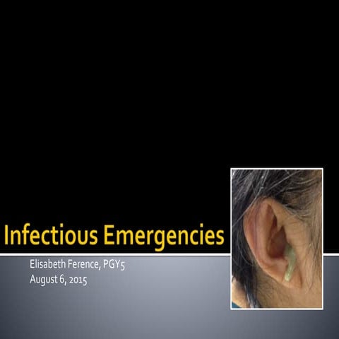 Ear Nose and Throat Infectious Emergencies | PPTX