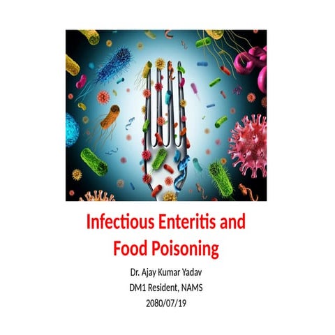 Infectious enteritis and food poisoning.pptx