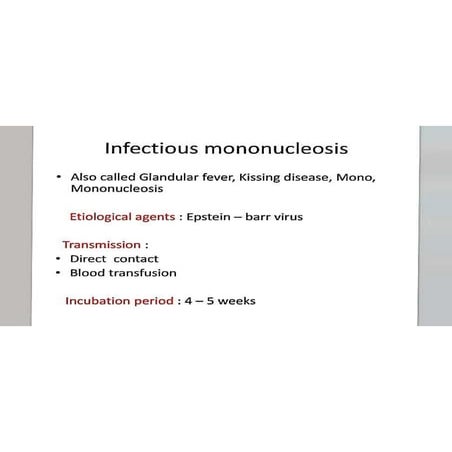 infectious mononucleosis .pptx