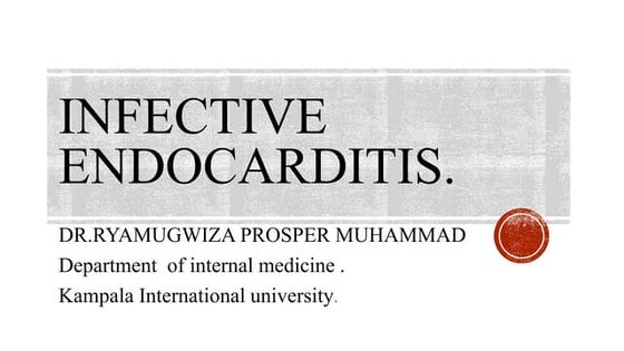 7.Infective Endocarditis.pdf notes pathology | PDF