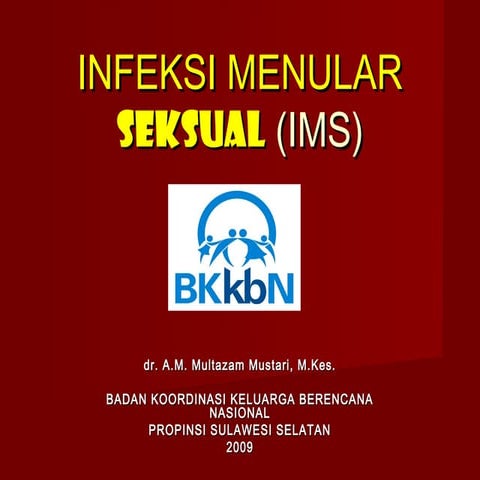 Tatalaksana Infeksi Menular Seksual (IMS) | PPTX