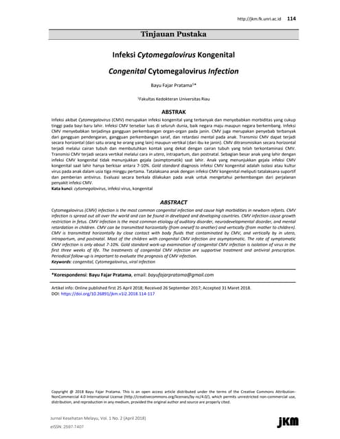 Infeksi torch pada kehamilan | PDF