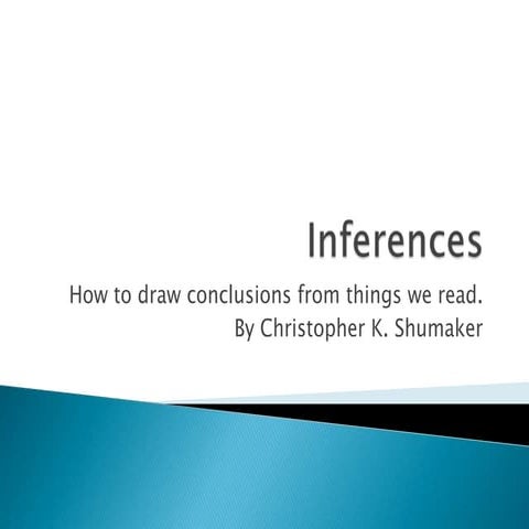 Inferences | PPT
