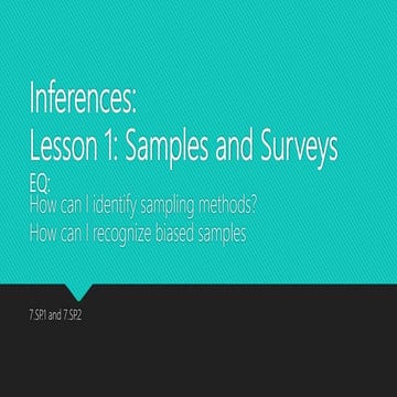 Inferences lesson1 | PPT
