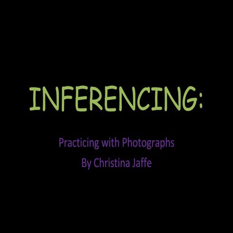 Inferencing 2 | PPT