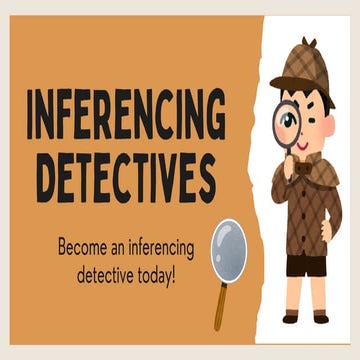 Inferencing Detectives Presentation for Speech Therapy in a Colorful ...
