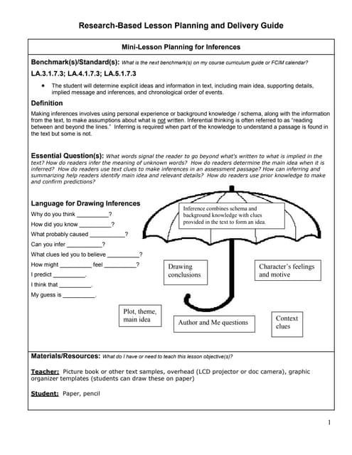 Language Objectives Framework Worksheet | PDF
