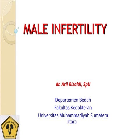 Infertilitas pria, kesuburan pria,gangguan sex pria | PPT