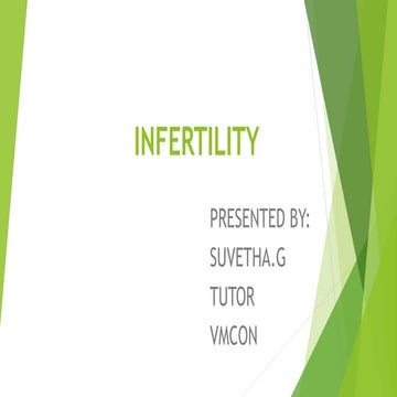 INFERTILITY AND ITS MANAGEMENT | PPSX