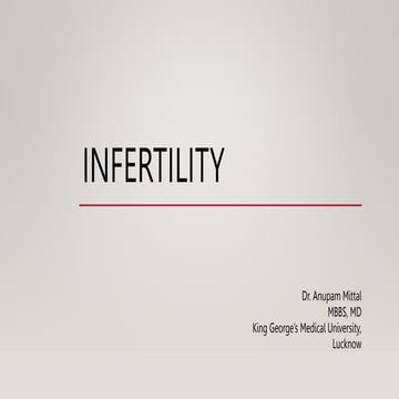 Infertility | PPTX