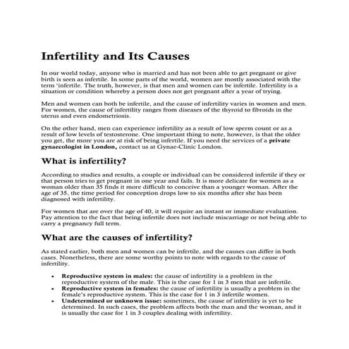 CLASS 12TH BIOLOGY INVESTIGATORY ON INFERTILITY .pdf