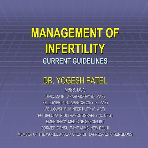 Infertility management. | PPT