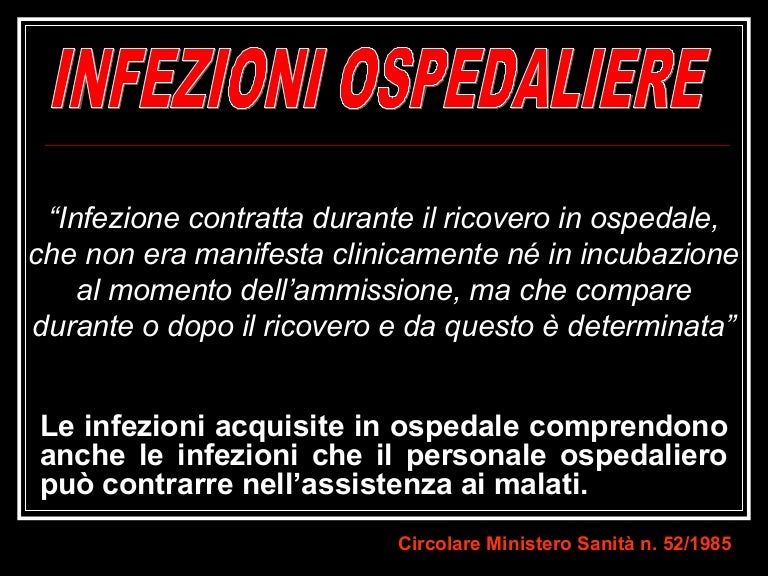 Infezioni ospedaliere