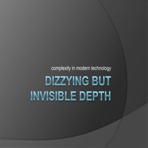 Infinite complexity | PPTX | Computing | Technology & Computing