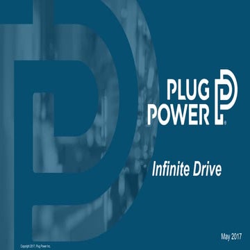 Plug Power Inc. - Infinite drive - May 2017 | PDF