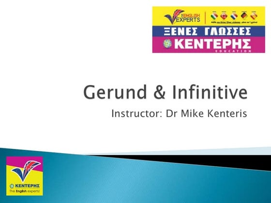 7 a 8b gerunds and infinitives int | PPT