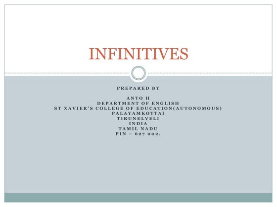 Regular and irregular verb forms | PPTX