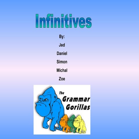 Understanding Infinitives: Their Roles as Nouns, Adjectives, and ...
