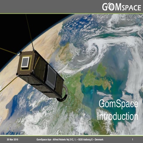 GomSpace introduktion | PPT