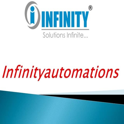Optical Inseption Equipment - Infinity Automation. | PPT