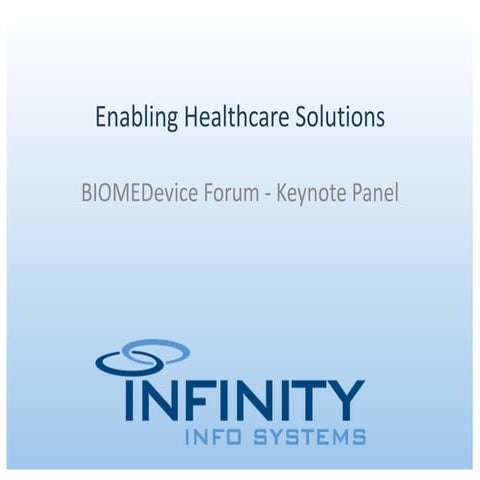 Enabling Healthcare Solutions | PPT