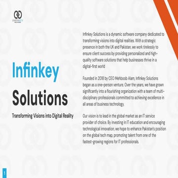 Infinkey Solutions – Custom Software Development & IT Services Company ...