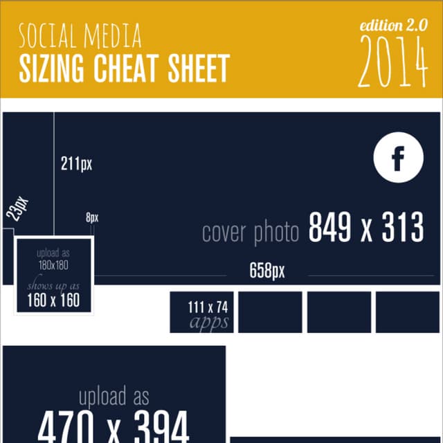 Infin pixels social-media-cheat-sheet | PDF