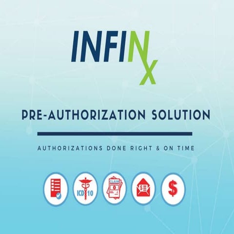 Infinx Pre-Authorization Solution | PPTX