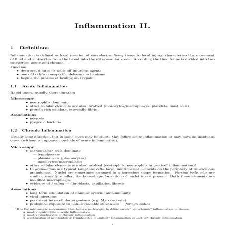 Inflammation | PDF