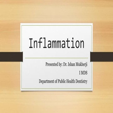 Pathology of Acute Inflammation | PPT