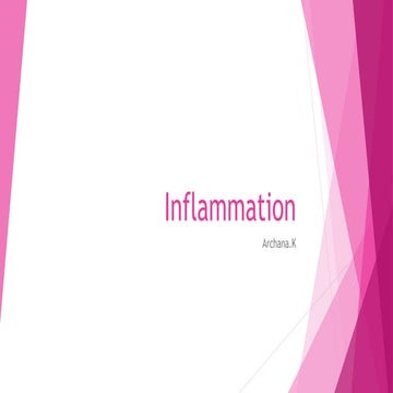 Inflammation lecture 4 | PPTX