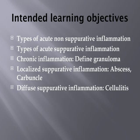 Suppurative Inflammation | DOC