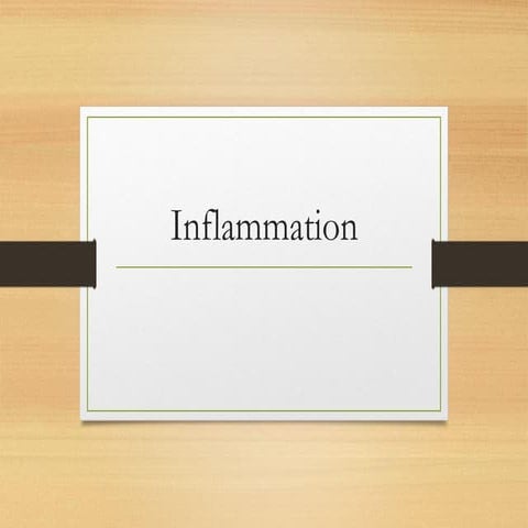 Mechanism of inflammation | PPT