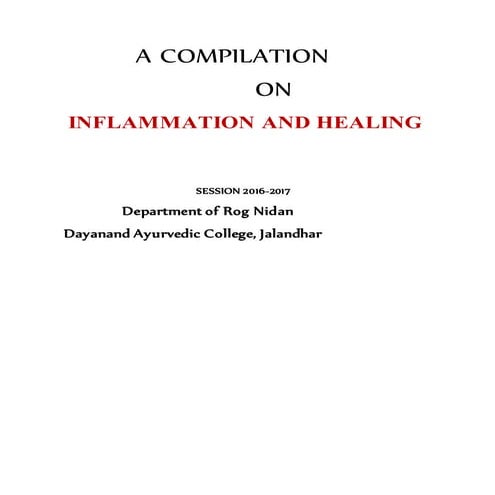 Inflammation and Healing | DOCX