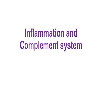 Inflammation & Complement Systems 2.pptx