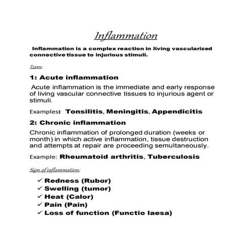 Inflammation | DOCX