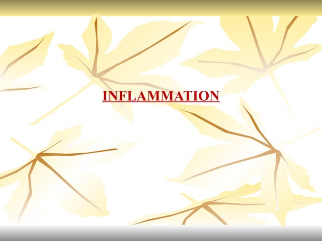 11 cellular & vascular events in acute inflammation | DOC