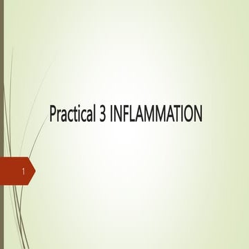Inflammation Practical.slideshare.pptx. | PPTX