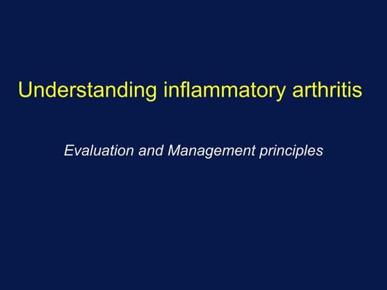 Rheumatoid Arthritis: Pathology, Etiology & Diagnosis (PPT & PDF ...